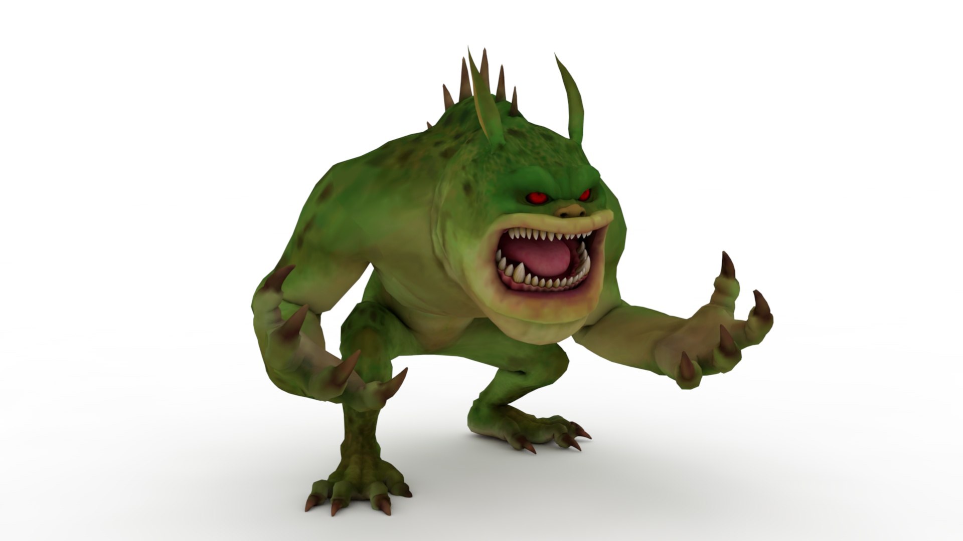 3D Monster Rigged And Animated Model - TurboSquid 2336746