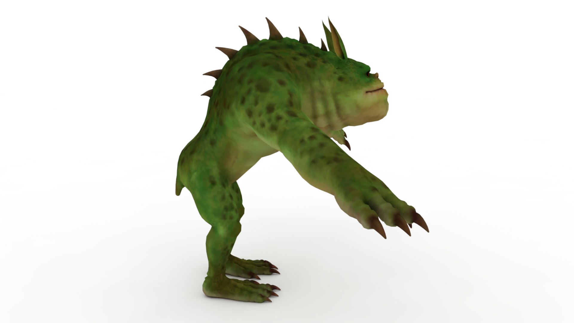 3D Monster Rigged And Animated Model - TurboSquid 2336746