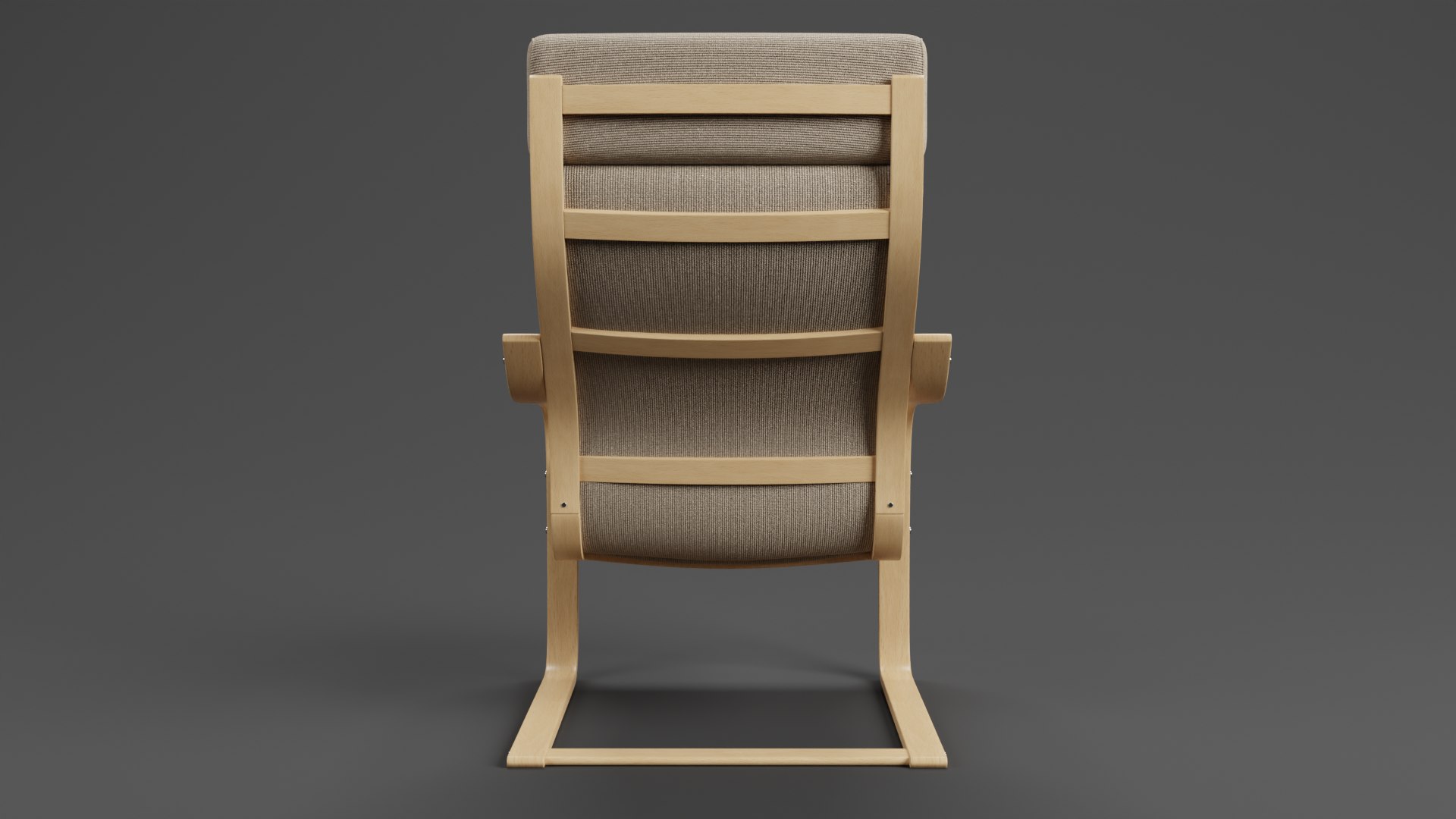 IKEA Poang Rocking Chair 3D Model - TurboSquid 2032068