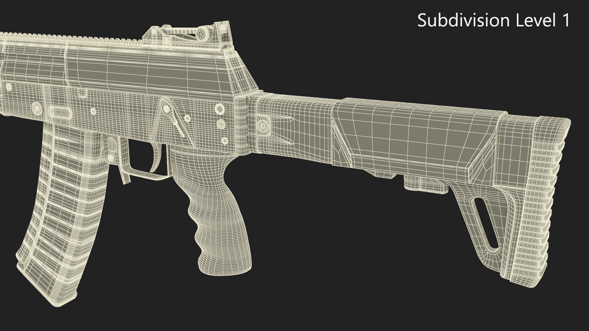 3D Model Russian Assault Rifle AK-12 2011 With Silencer Old ...