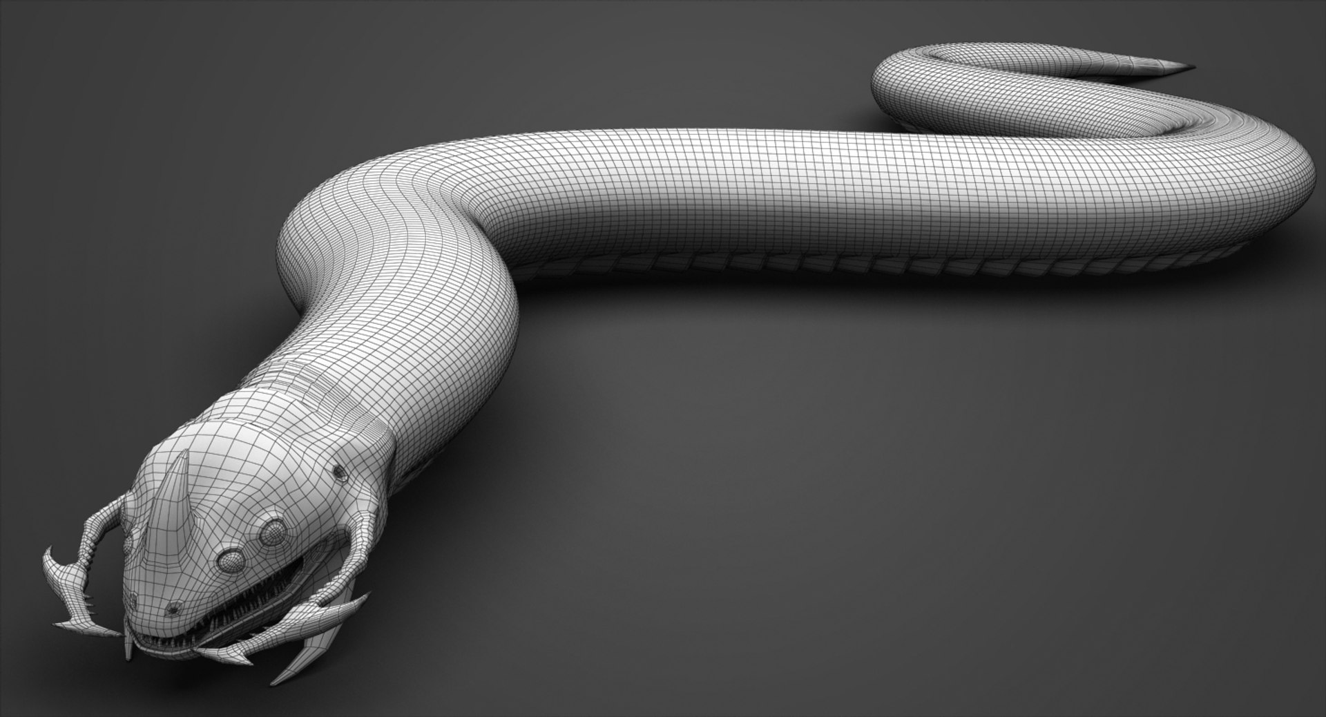 3D Serpent Monsters - TurboSquid 1452991