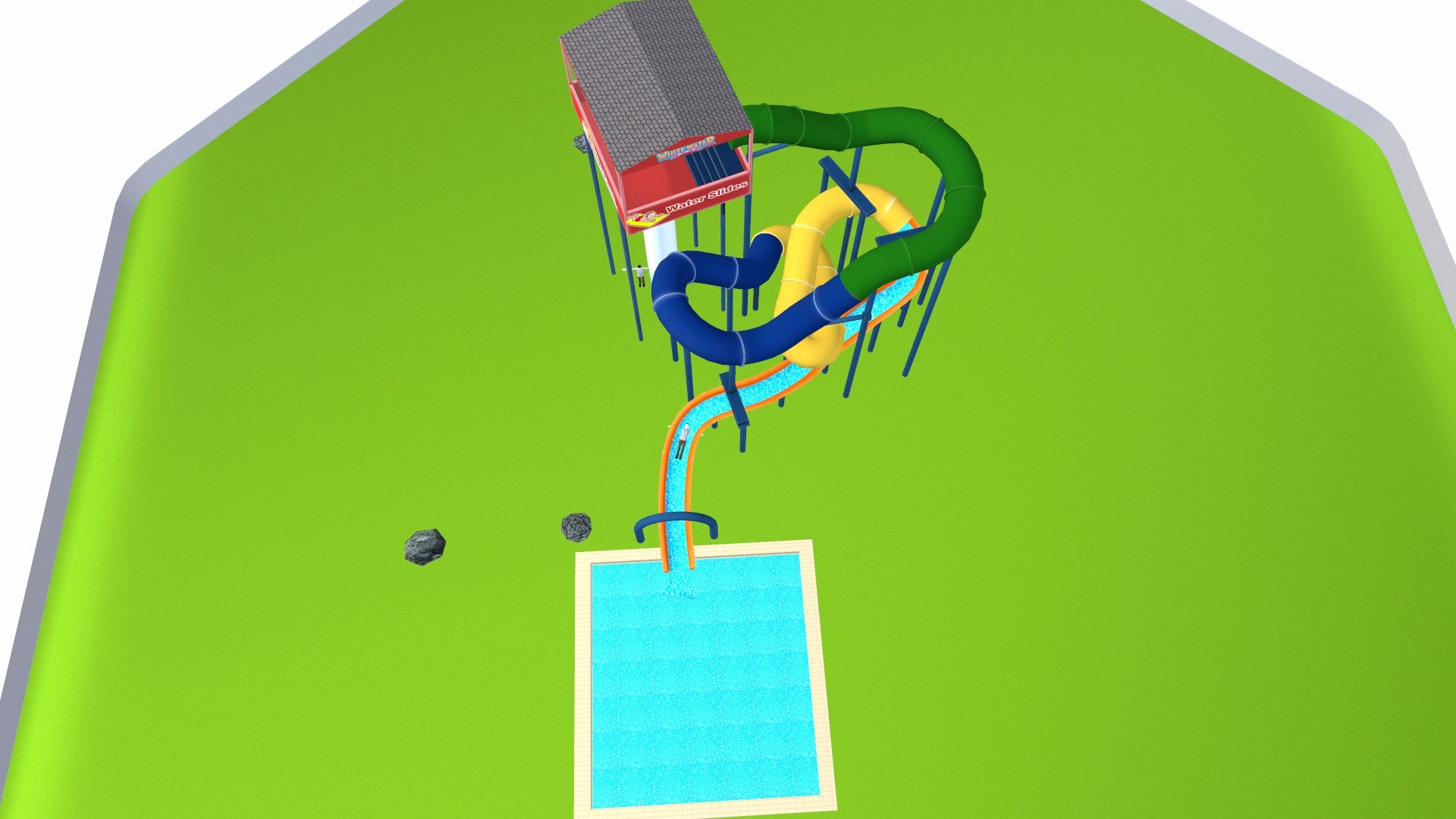 3D Water Slides Model - TurboSquid 2358491