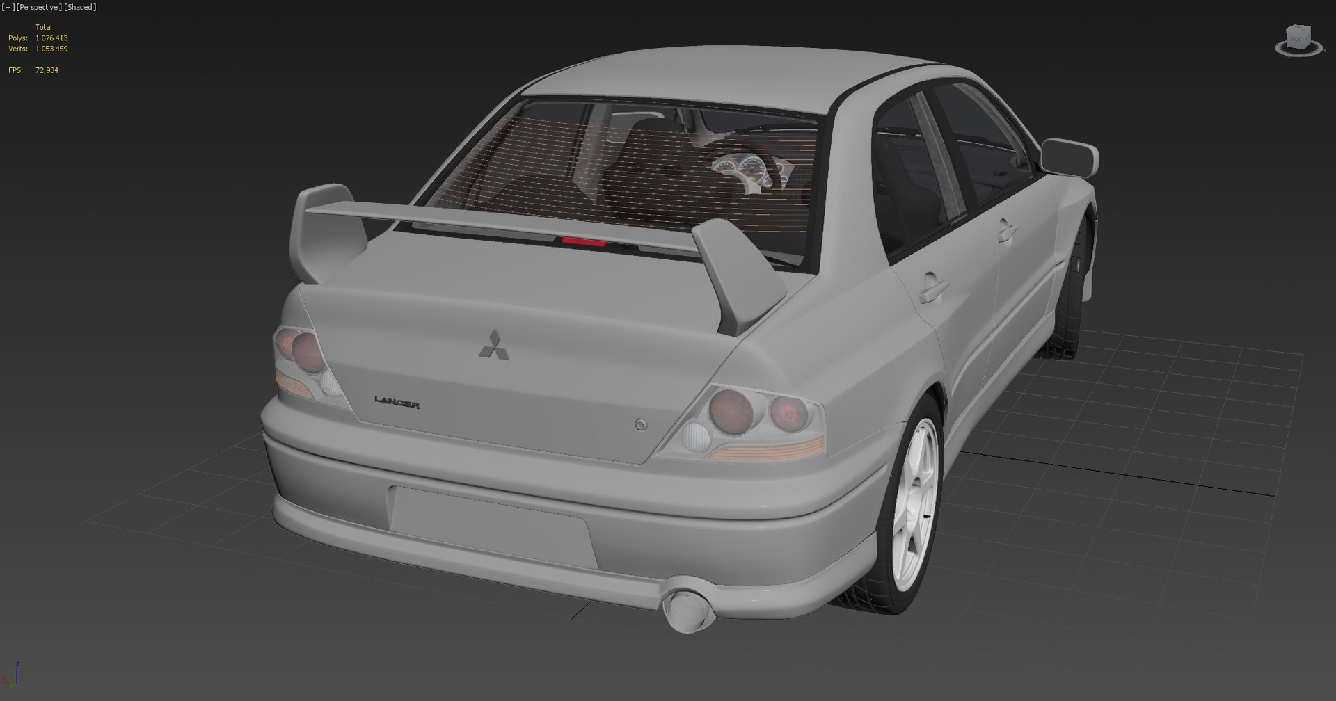3D 3dmodel Mitsubishi Lancer Evolution - TurboSquid 1335201