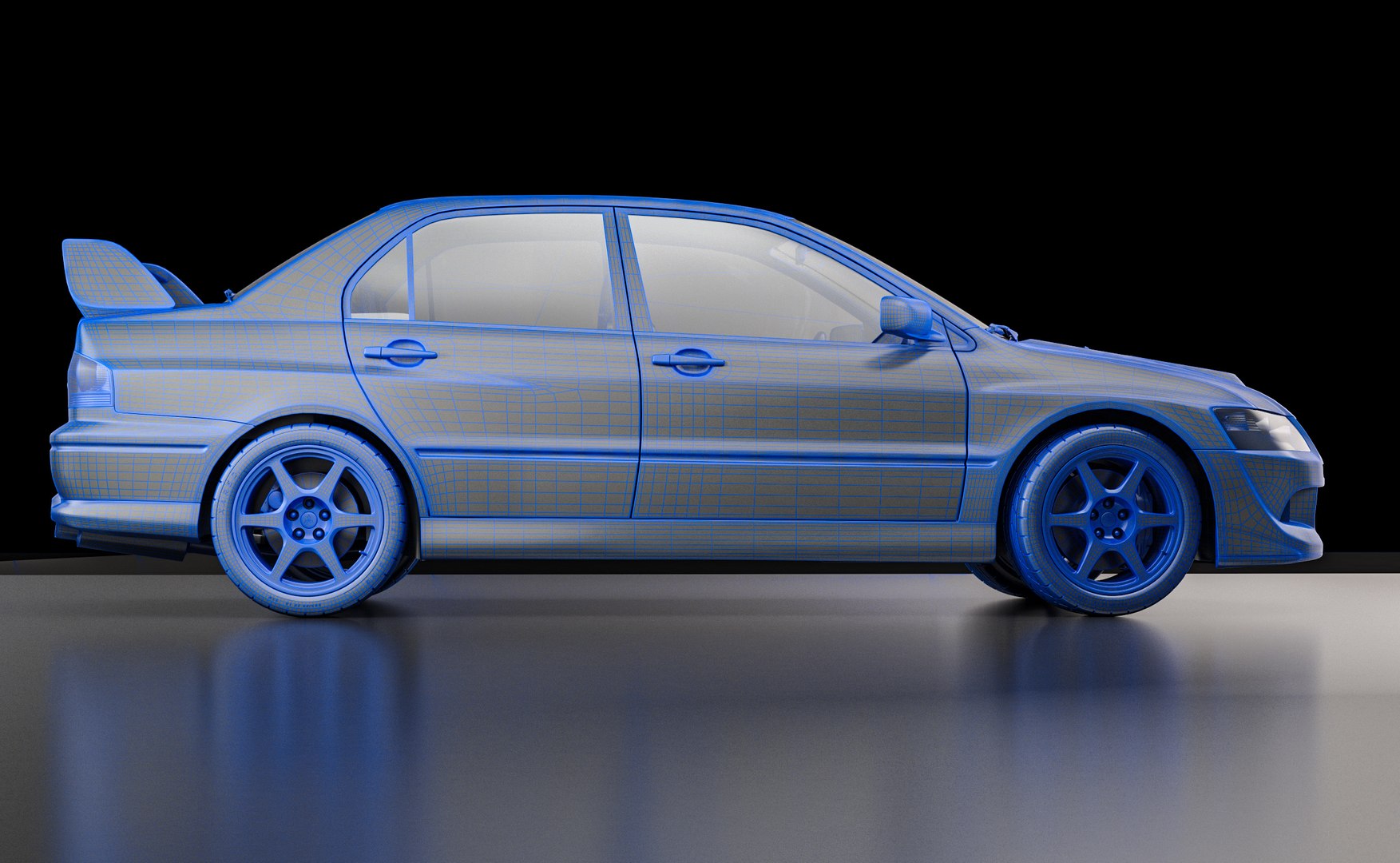3D 3dmodel Mitsubishi Lancer Evolution - TurboSquid 1335201