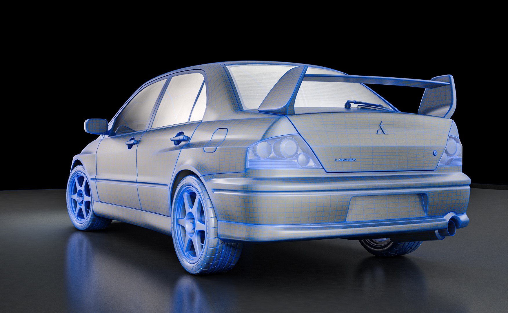 3D 3dmodel Mitsubishi Lancer Evolution - TurboSquid 1335201