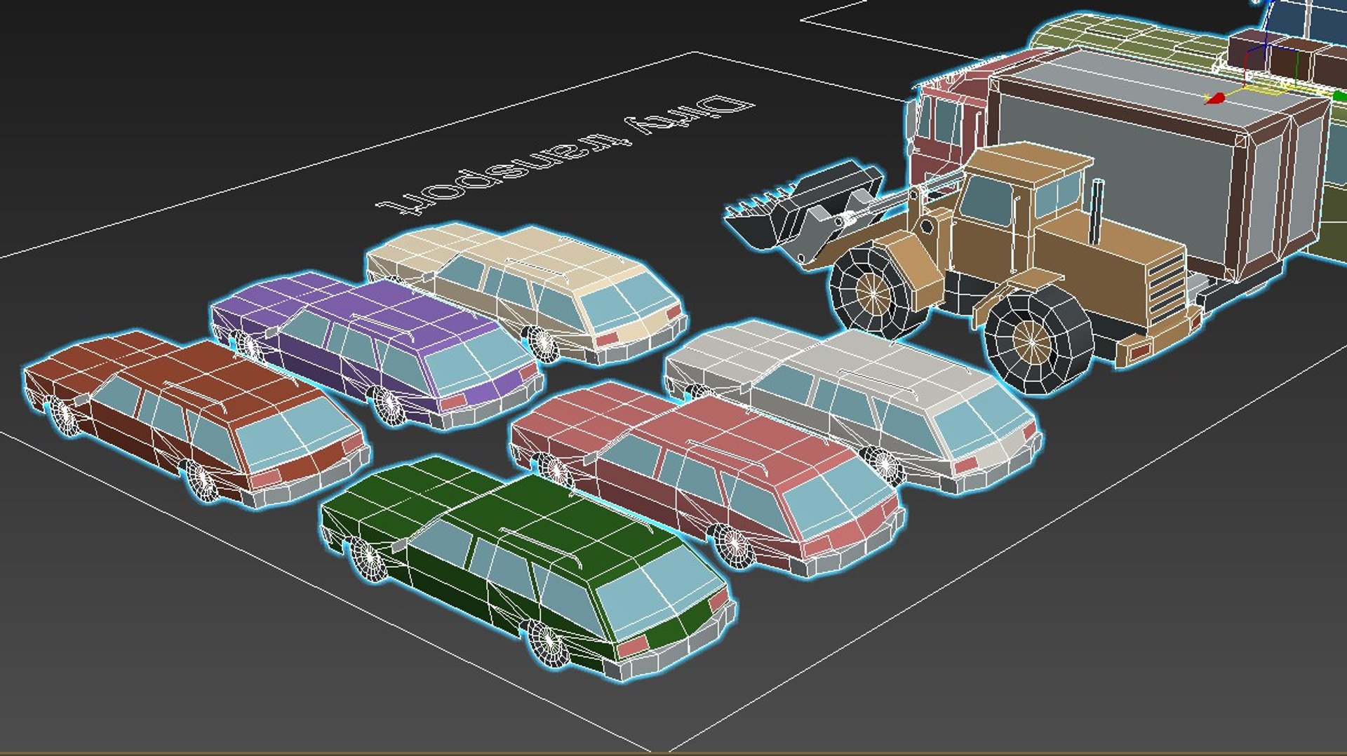 3D Cartoon Car Model - TurboSquid 1510227