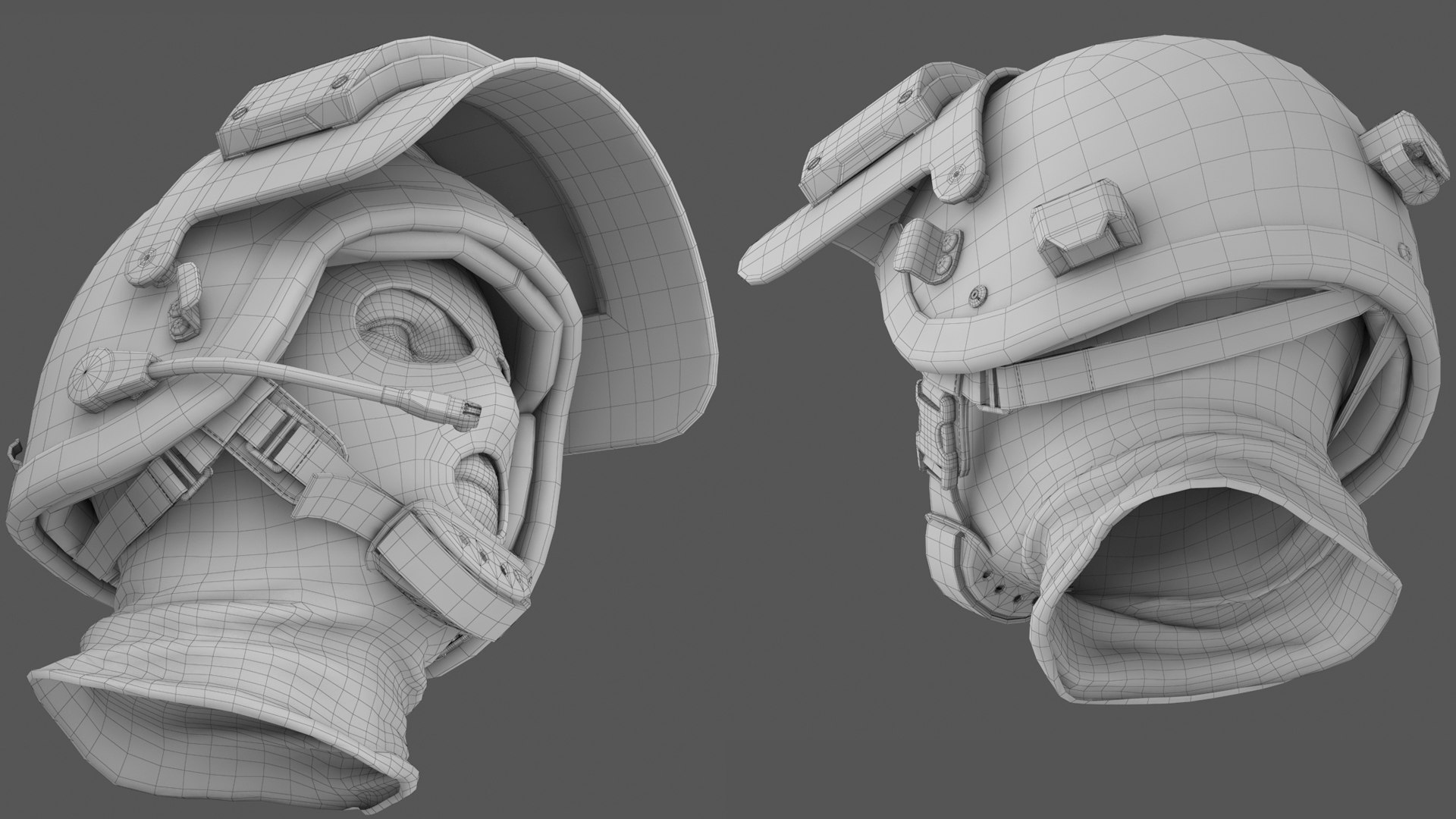 3D Model Heavy Ballistic Helmet Rys-T - TurboSquid 1714318