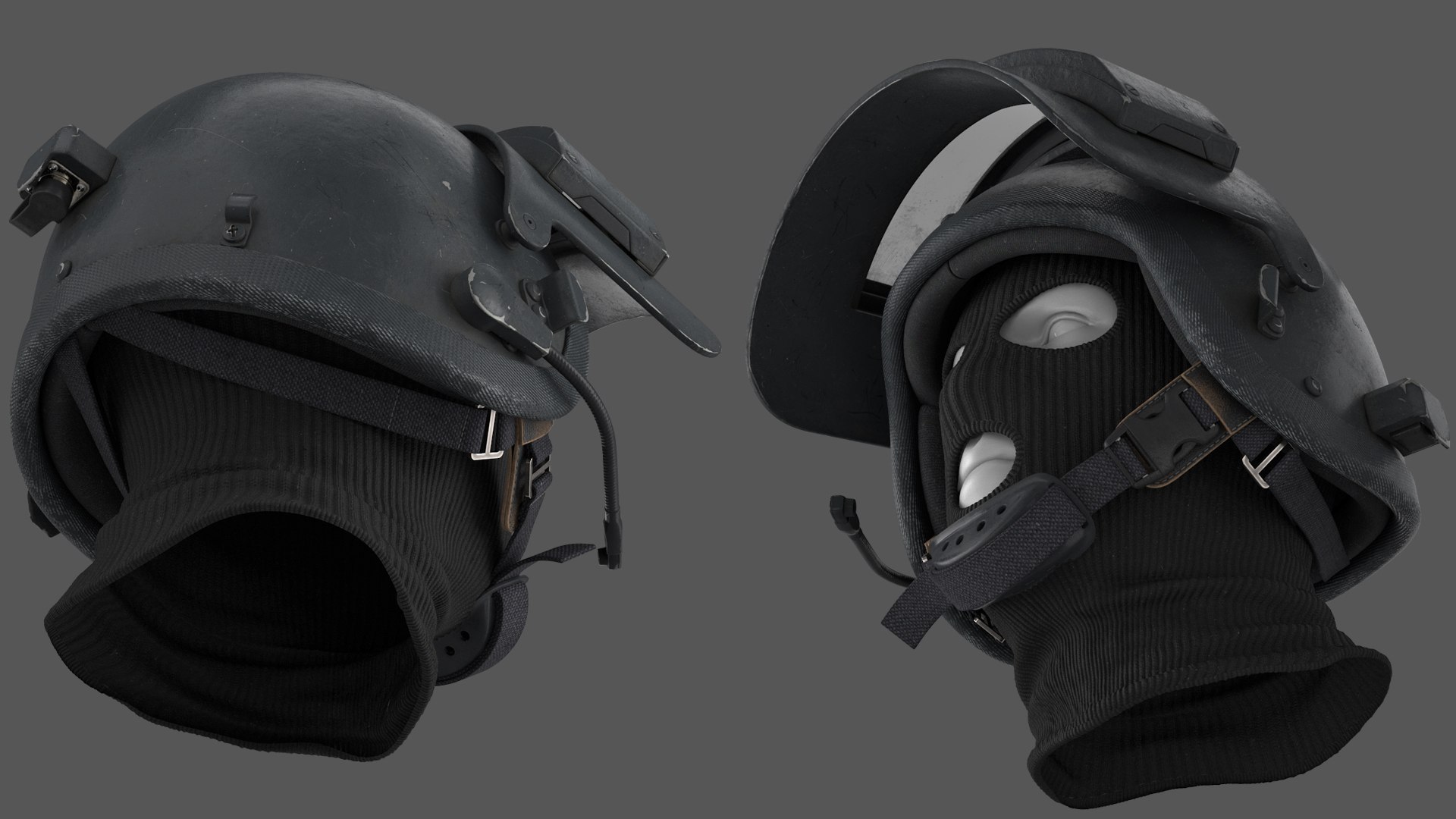 3D Model Heavy Ballistic Helmet Rys-T - TurboSquid 1714318