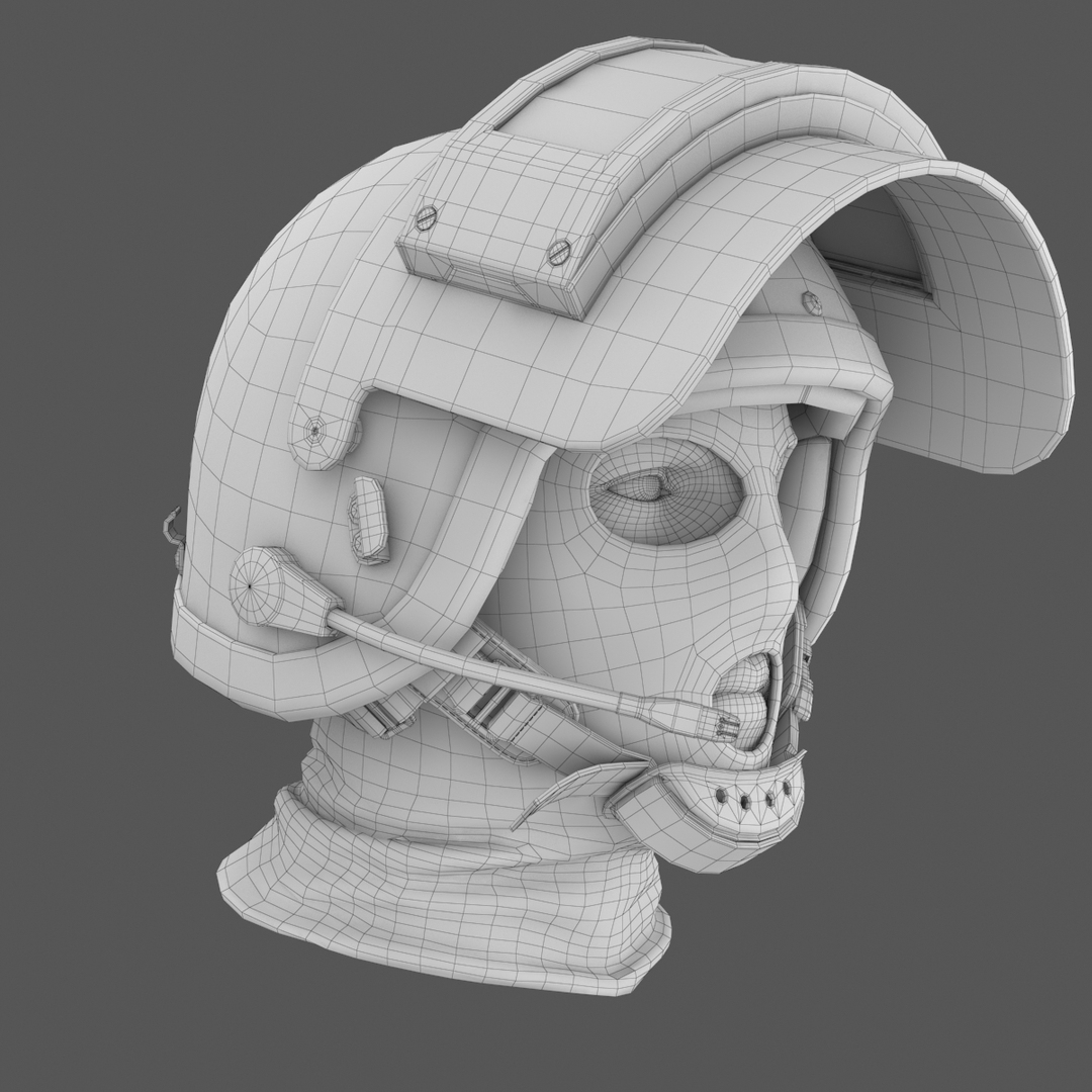 3D Model Heavy Ballistic Helmet Rys-T - TurboSquid 1714318