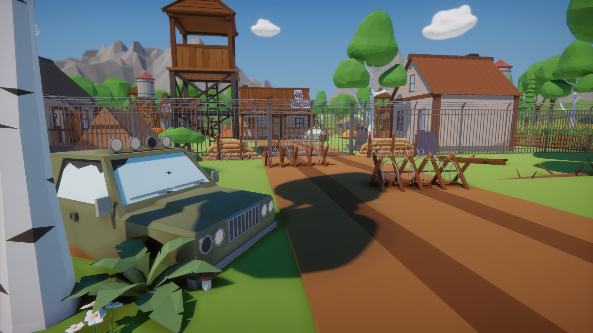 Low Poly Post Apocalyptic Village 3D - TurboSquid 2098187