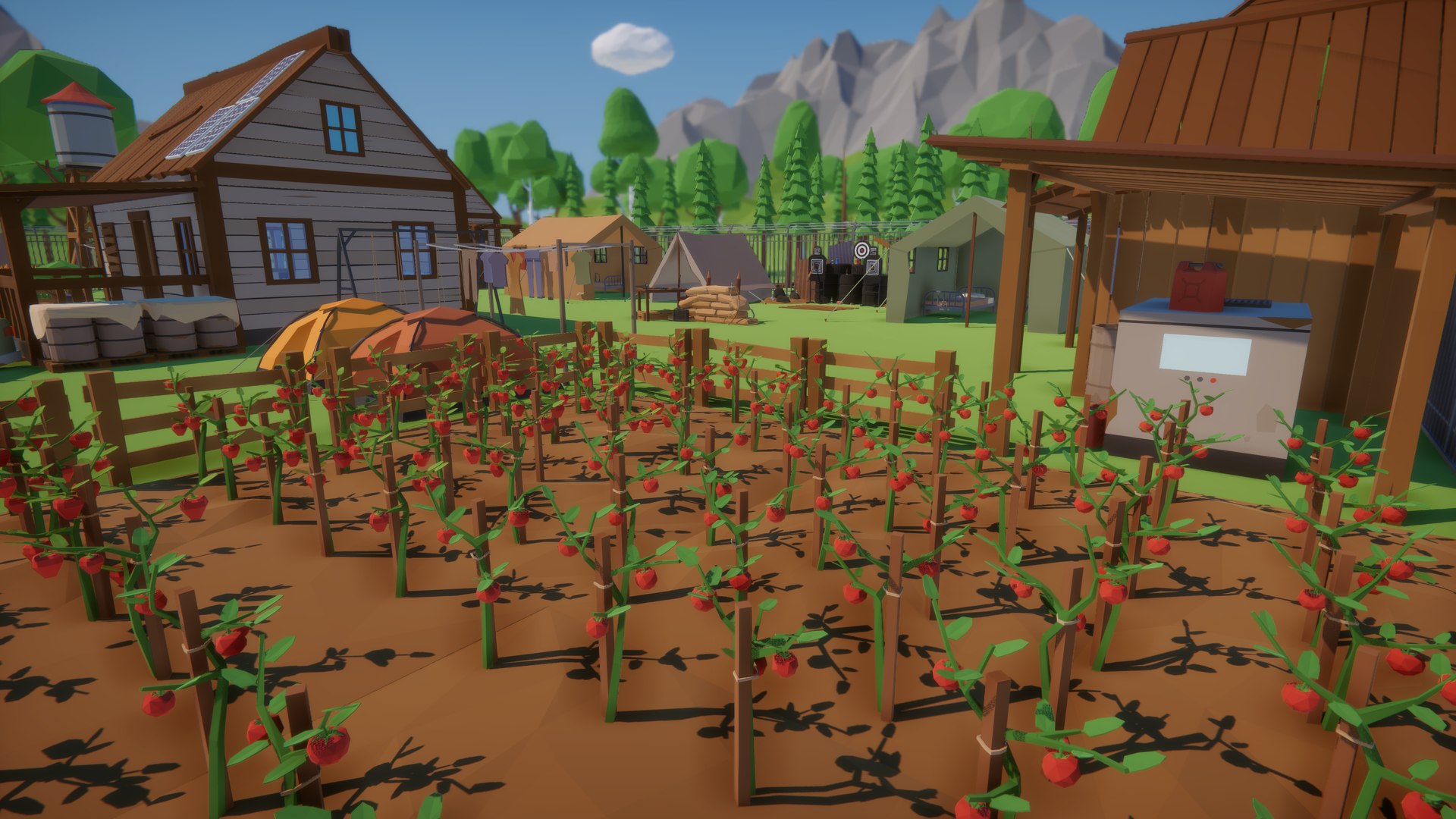 Low Poly Post Apocalyptic Village 3D - TurboSquid 2098187