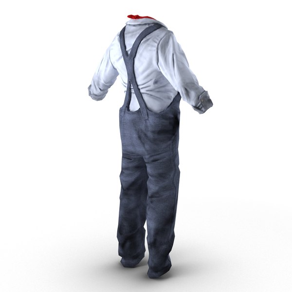 3ds max worker clothes 2