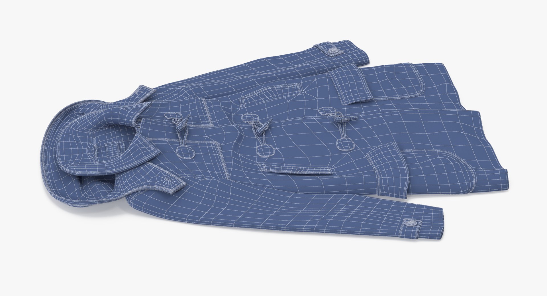 3d Winter Coat 02 Model