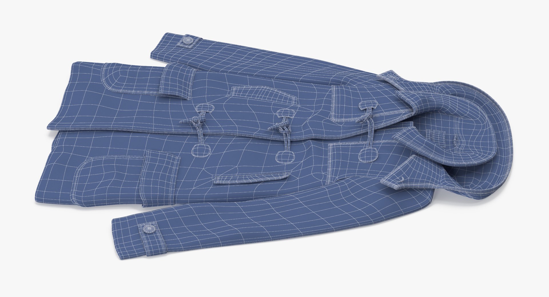 3d Winter Coat 02 Model