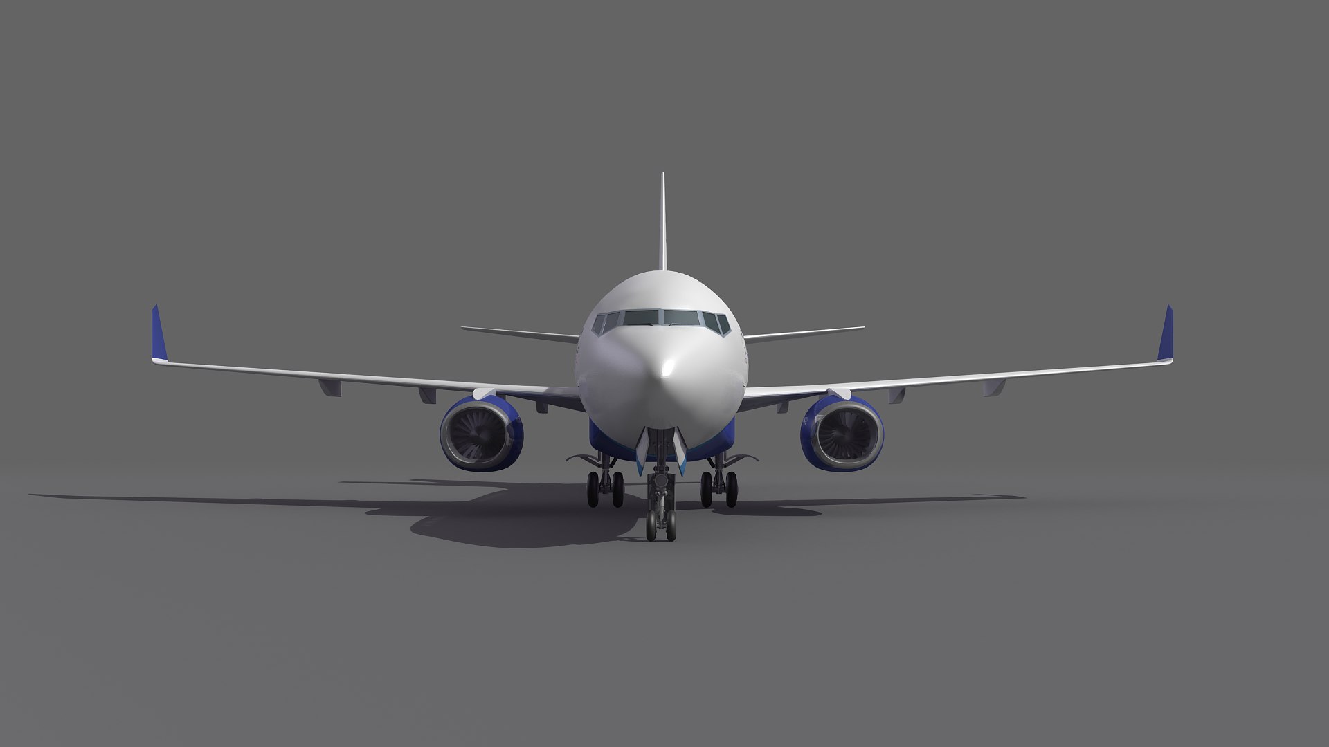 Indigo Airplane 3D Model - TurboSquid 1469494