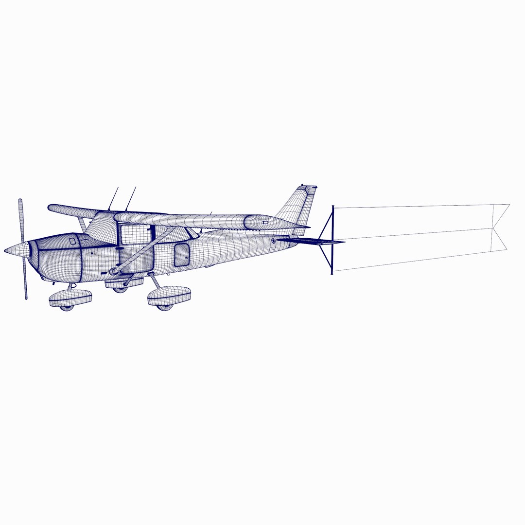 3D Airplane Banner - TurboSquid 2404763