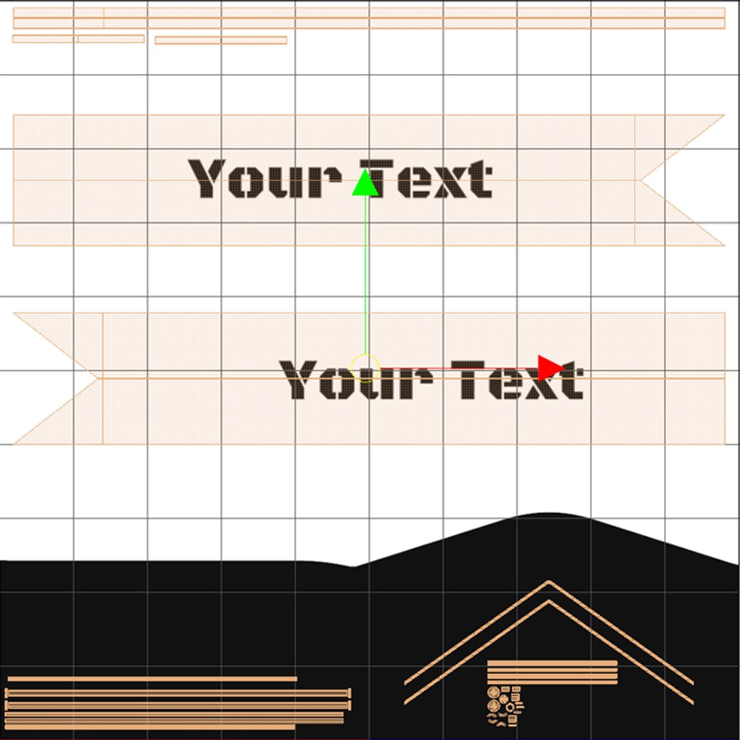 3D Airplane Banner - TurboSquid 2404763