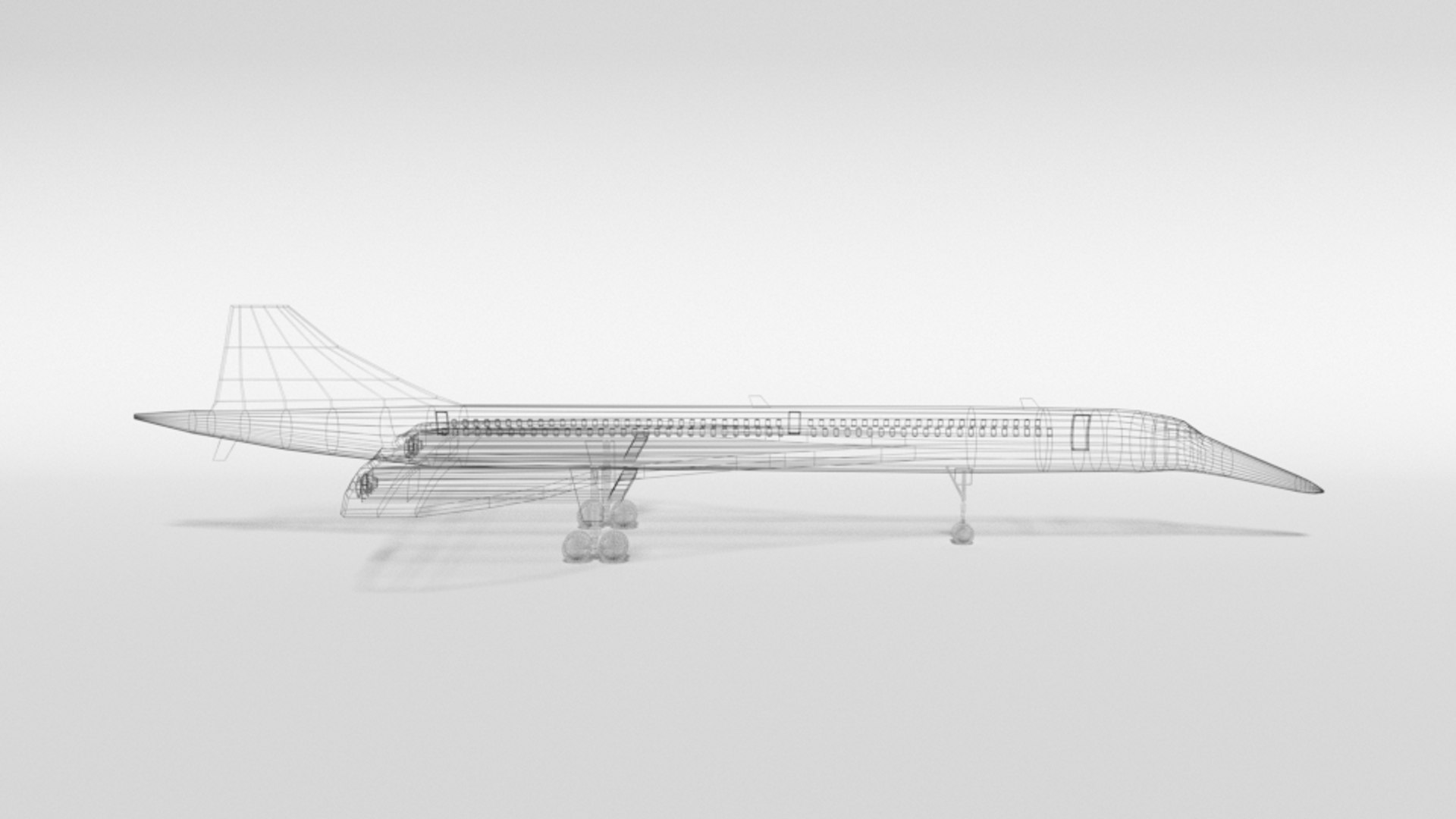 Concorde Airplane Model - TurboSquid 1526334