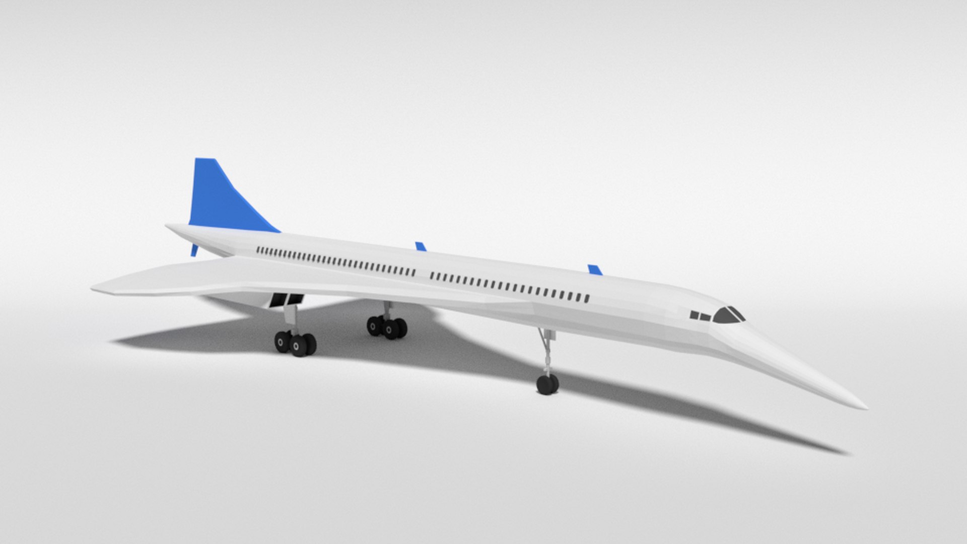 Concorde Airplane Model - TurboSquid 1526334