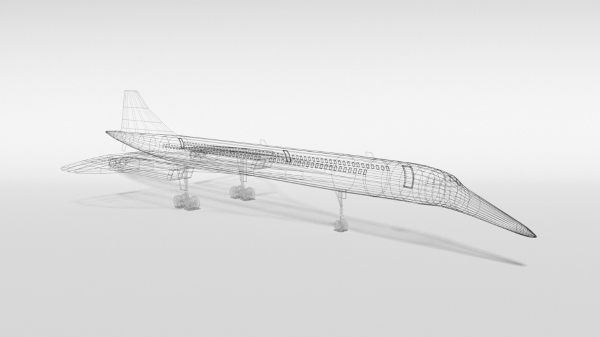 Concorde Airplane Model - TurboSquid 1526334
