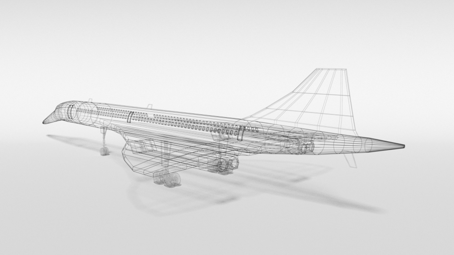 Concorde Airplane Model - TurboSquid 1526334