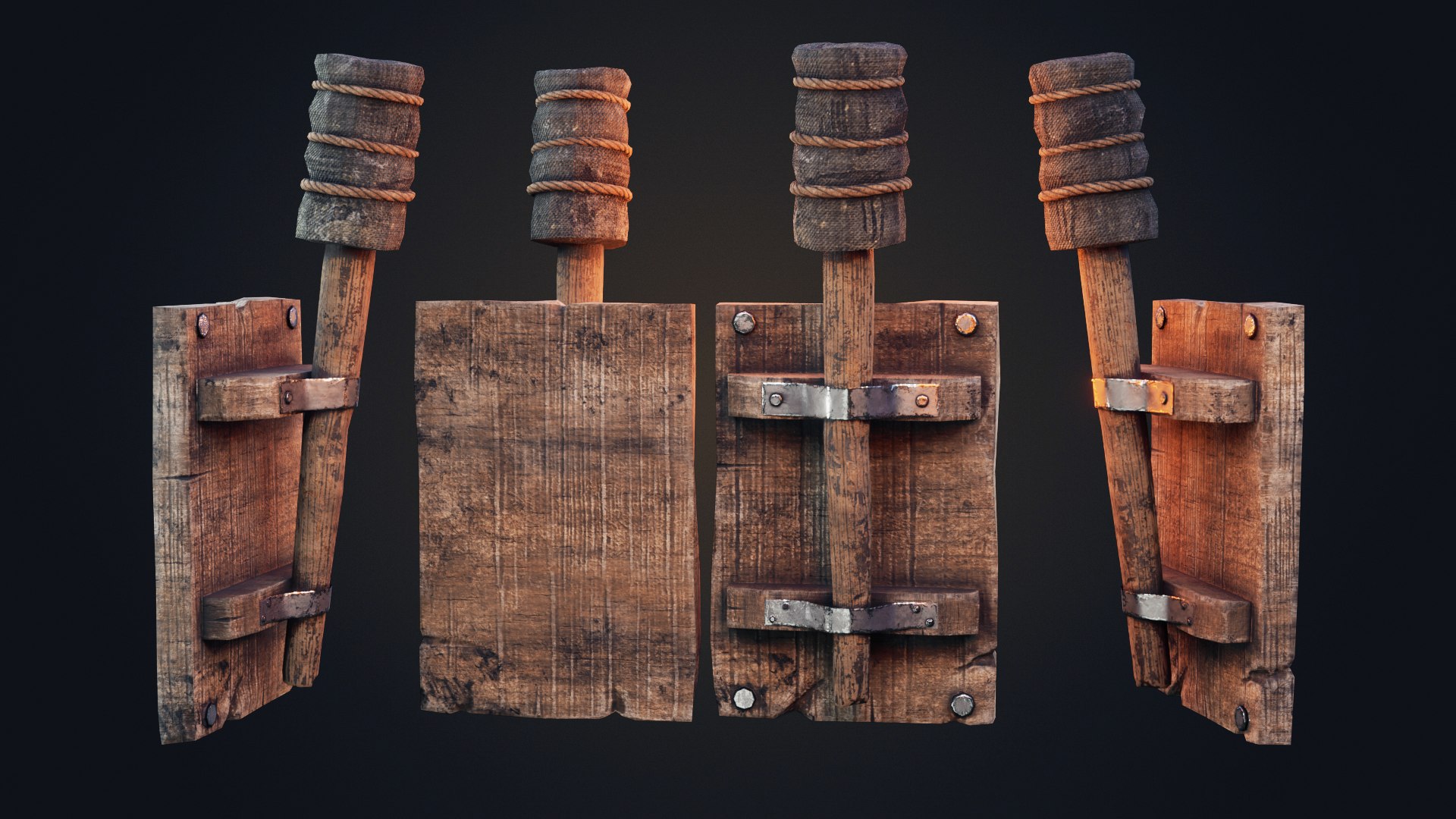 Wall Torch 3D Model - TurboSquid 1606928