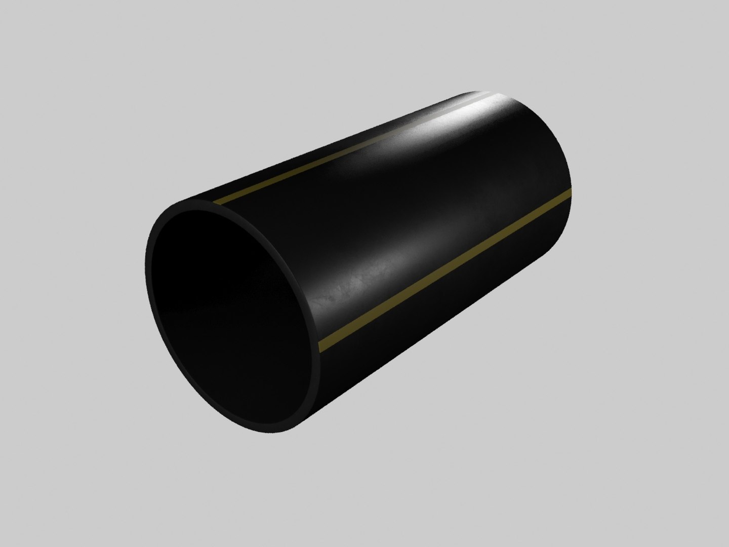 3D Model Technical HDPE Pipes With Orange Lines Highpoly - TurboSquid ...