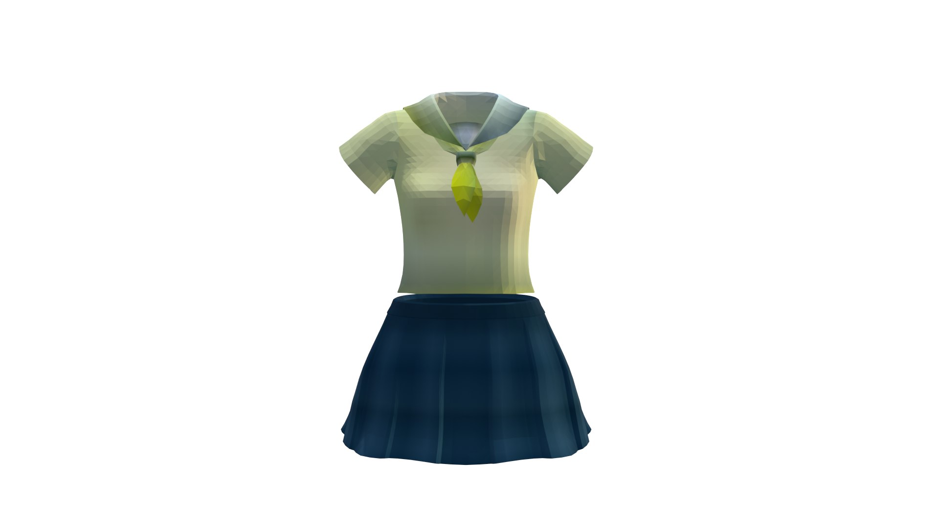 Uniform 3D Model Low Poly 3D - TurboSquid 2286754