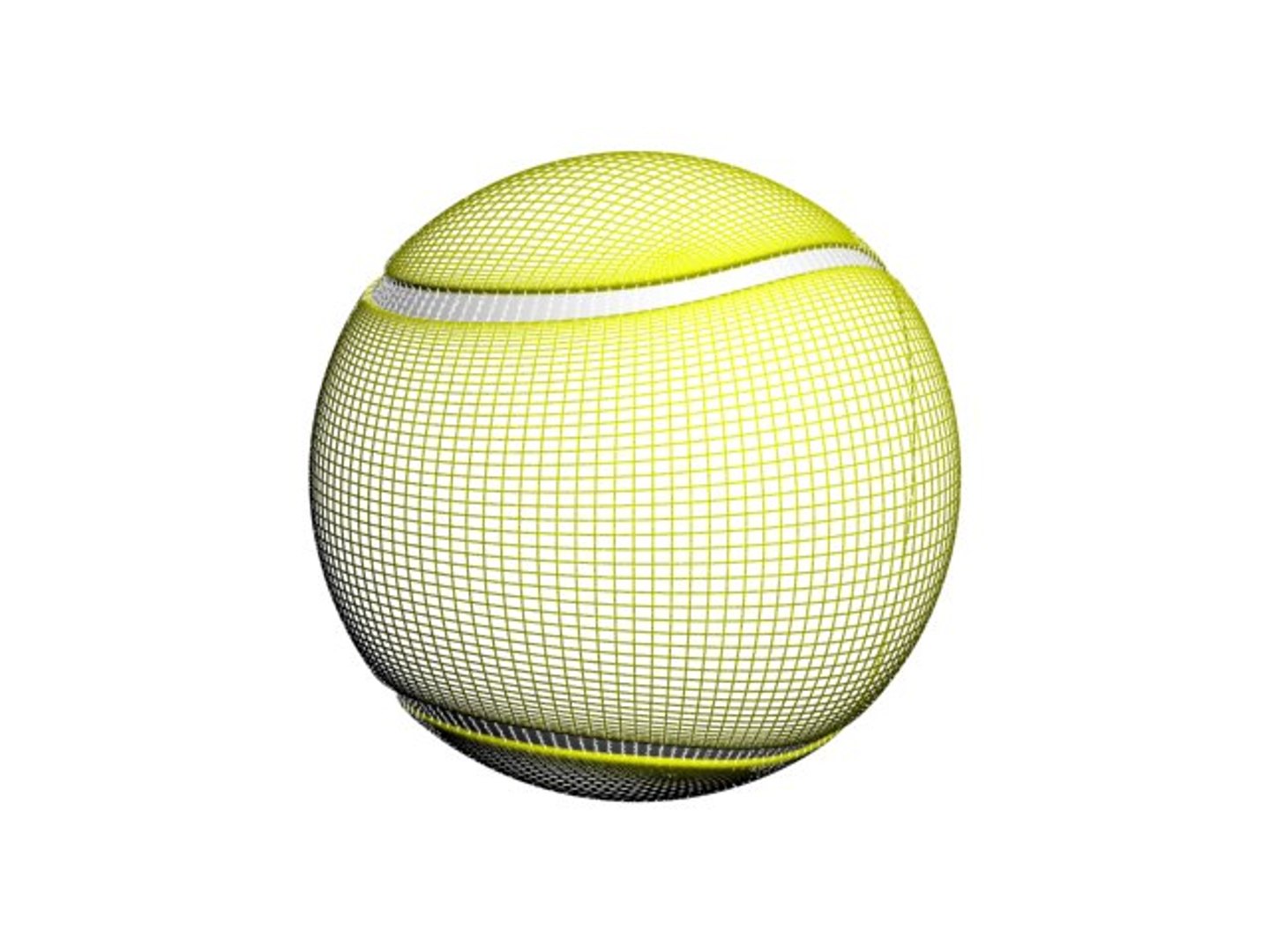 tennis ball 3d model