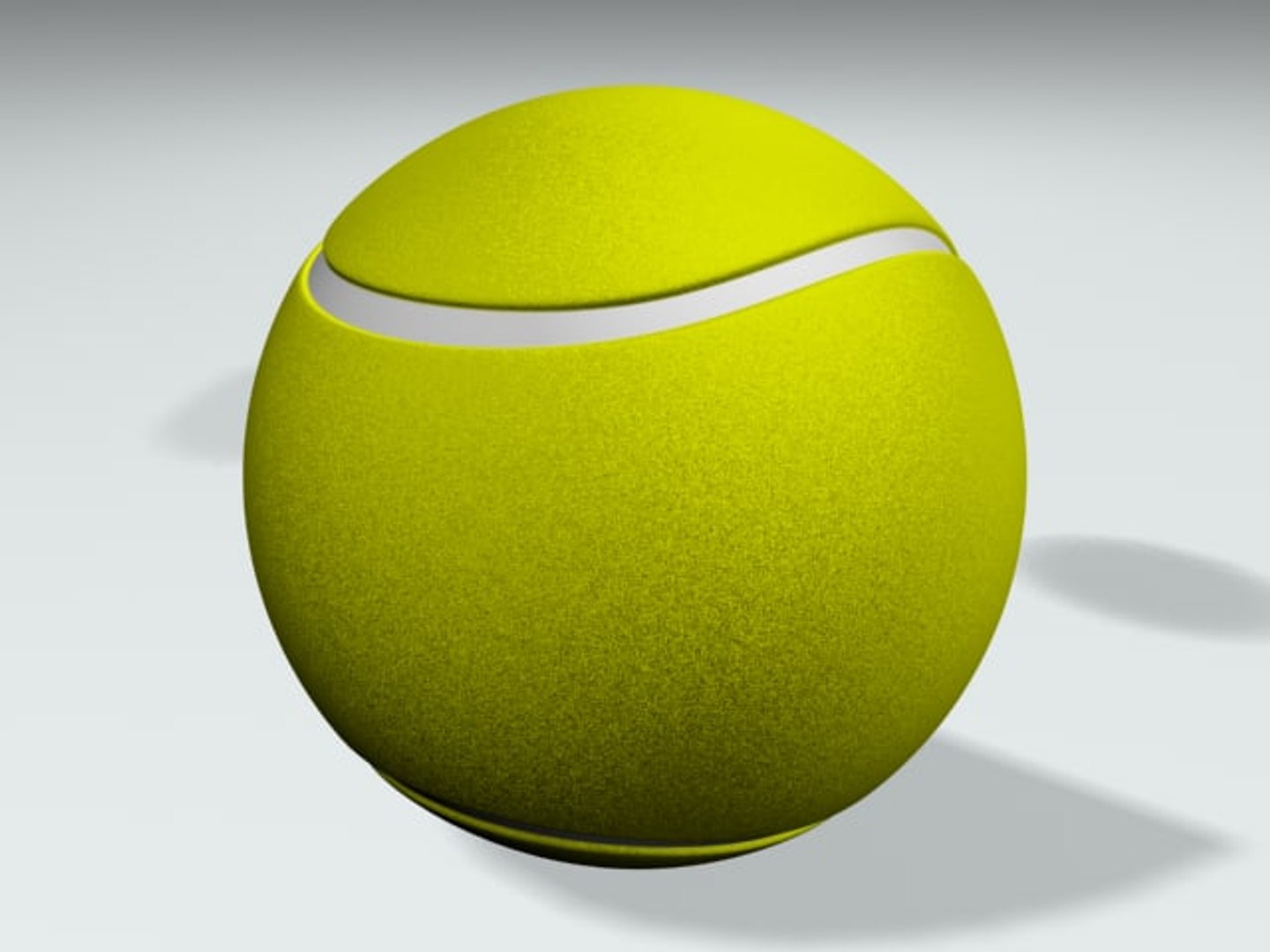tennis ball 3d model