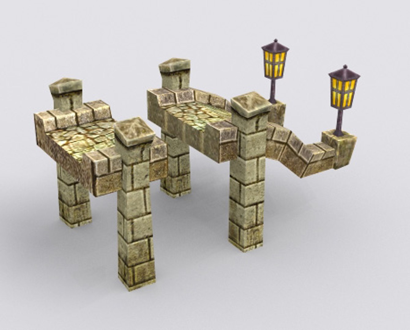 3d Model Medieval Fantasy Building Stone