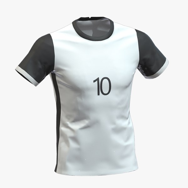 modelo 3d Camiseta de fútbol Generic Low Poly PBR - TurboSquid 2032924