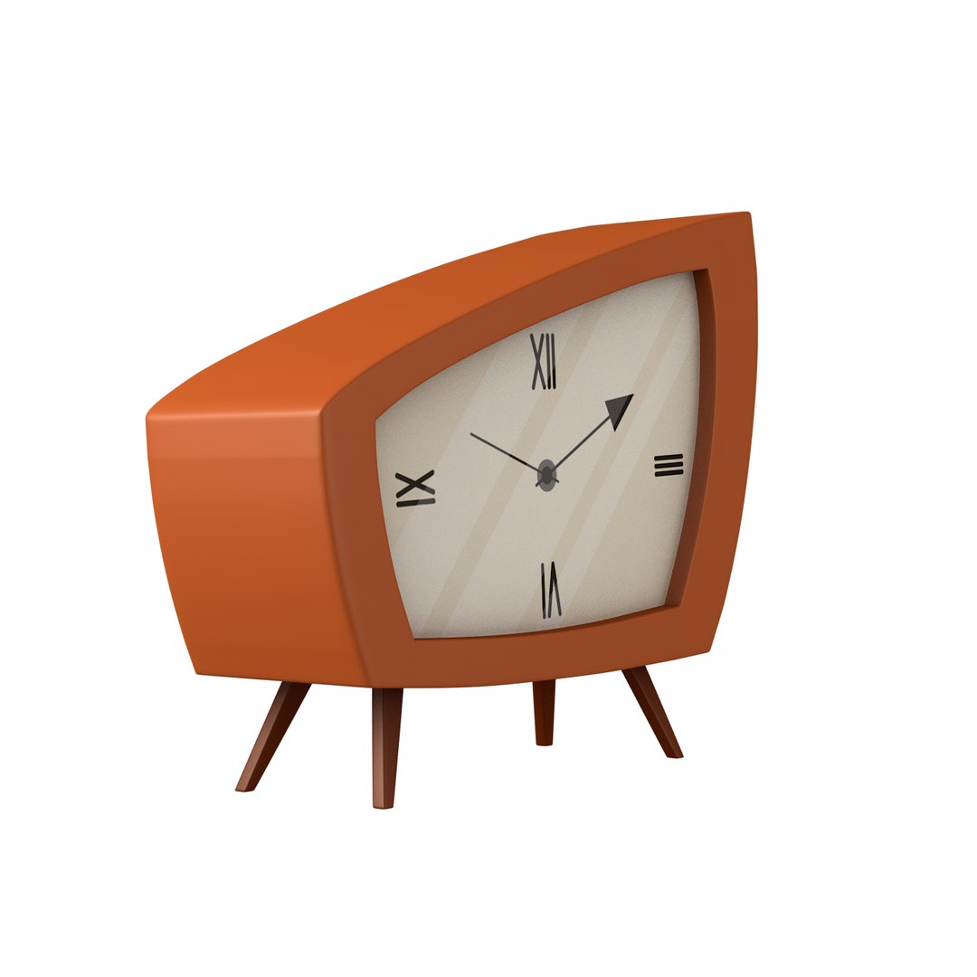 3D Modeled Cartoon Clock Model - TurboSquid 1552385