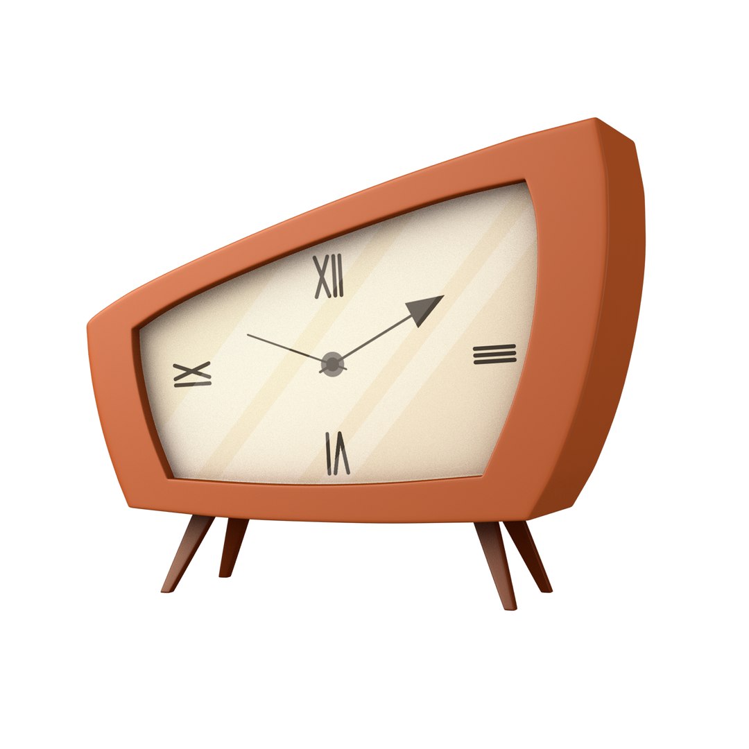 3D Modeled Cartoon Clock Model - TurboSquid 1552385