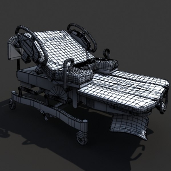 labor bed hospital 3ds