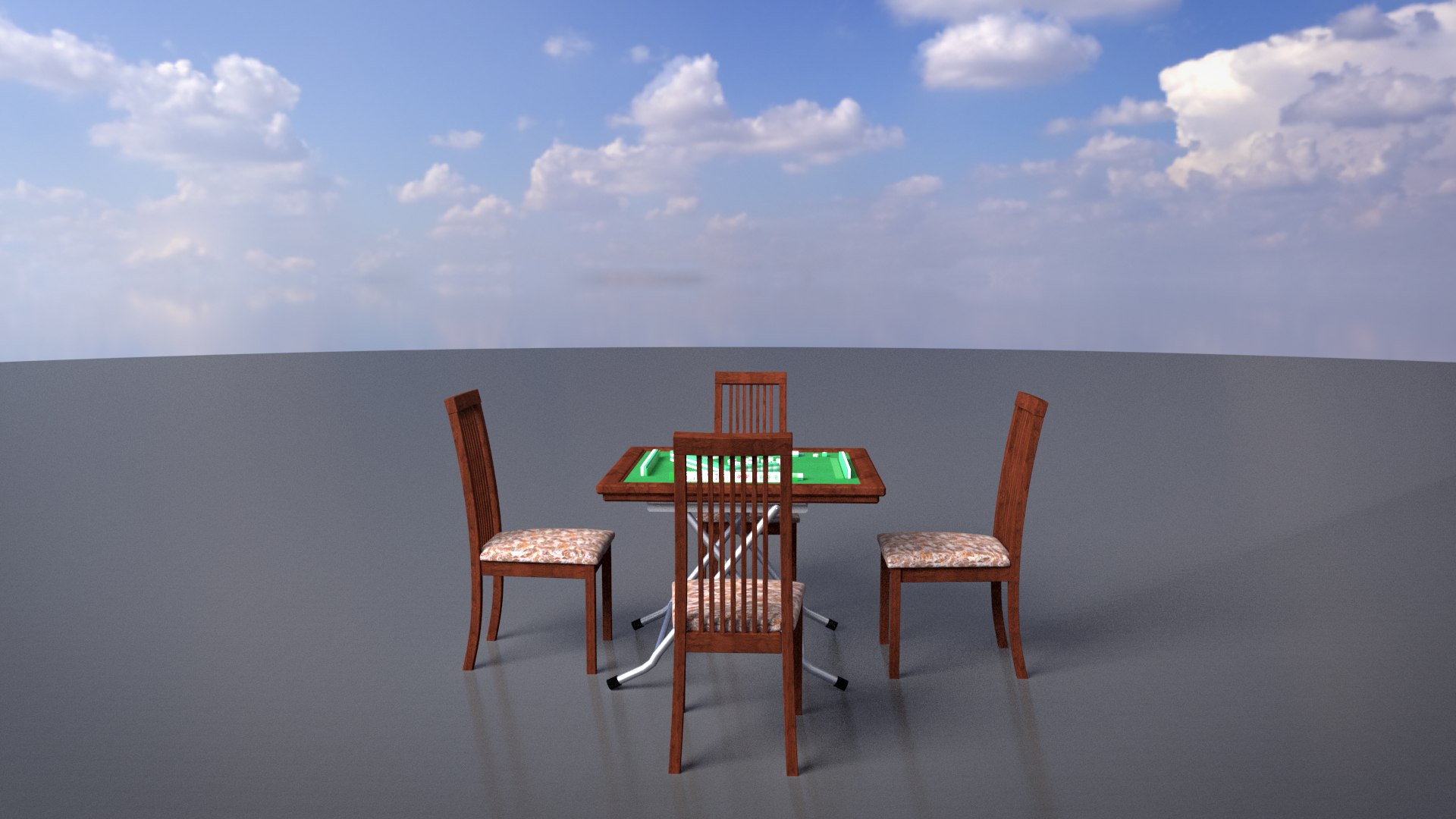 3D Model MahjongTable - TurboSquid 2269665