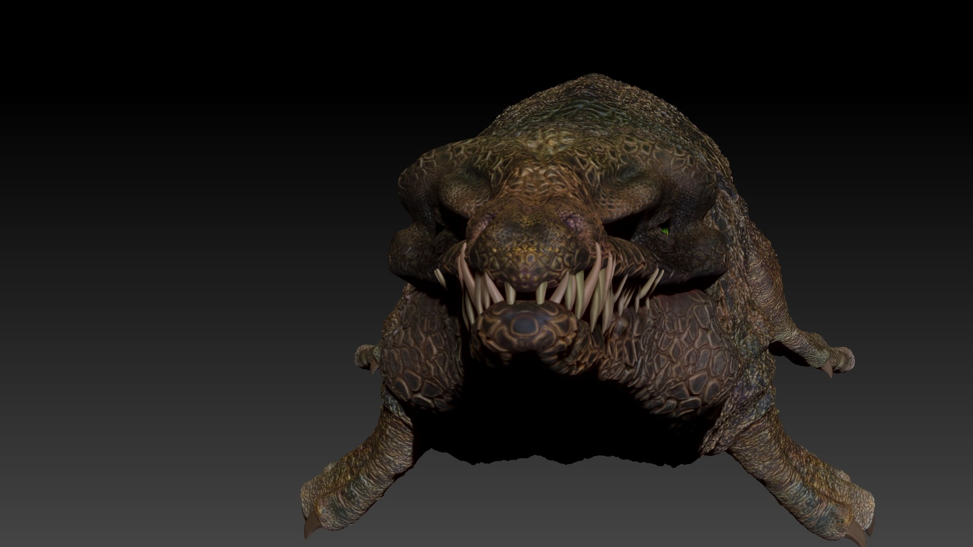 Dakosaurus sea monster series 1 sculpt project 3D model - TurboSquid ...