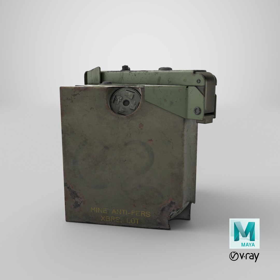 M86 pursuit deterrent munition 3D model - TurboSquid 1627802