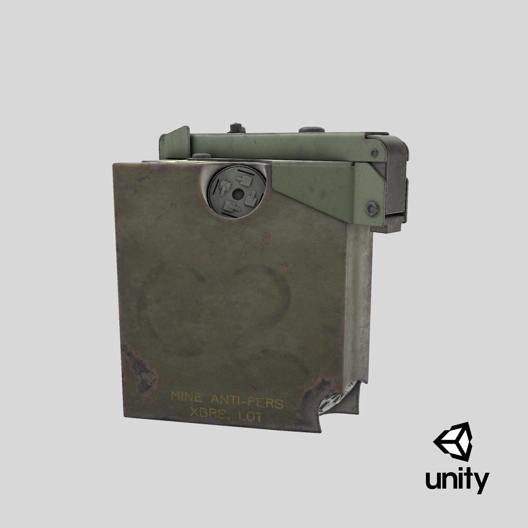 M86 pursuit deterrent munition 3D model - TurboSquid 1627802