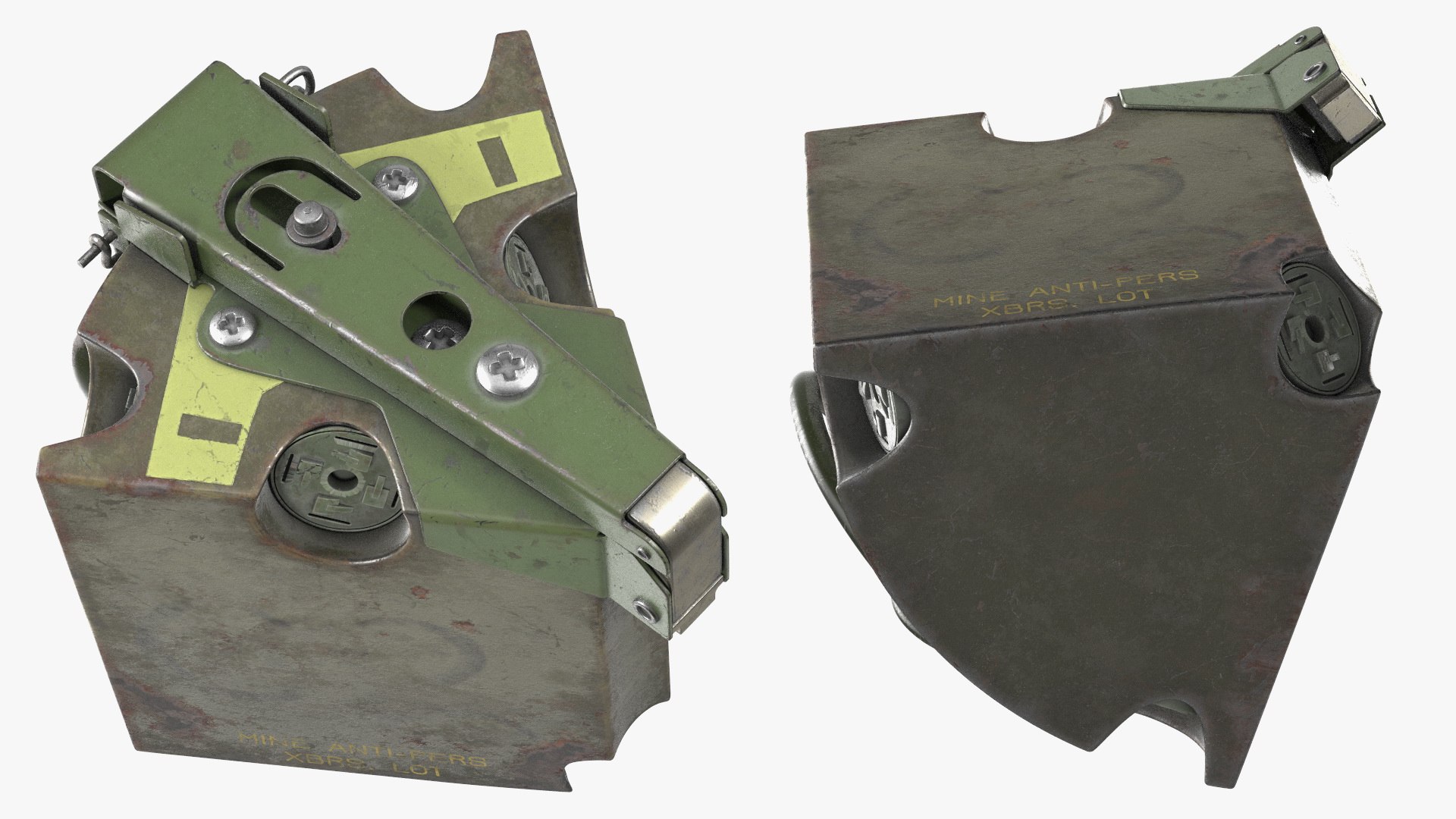 M86 pursuit deterrent munition 3D model - TurboSquid 1627802