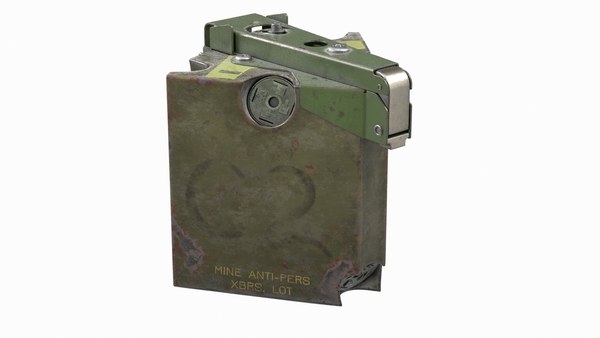 M86 pursuit deterrent munition 3D model - TurboSquid 1627802