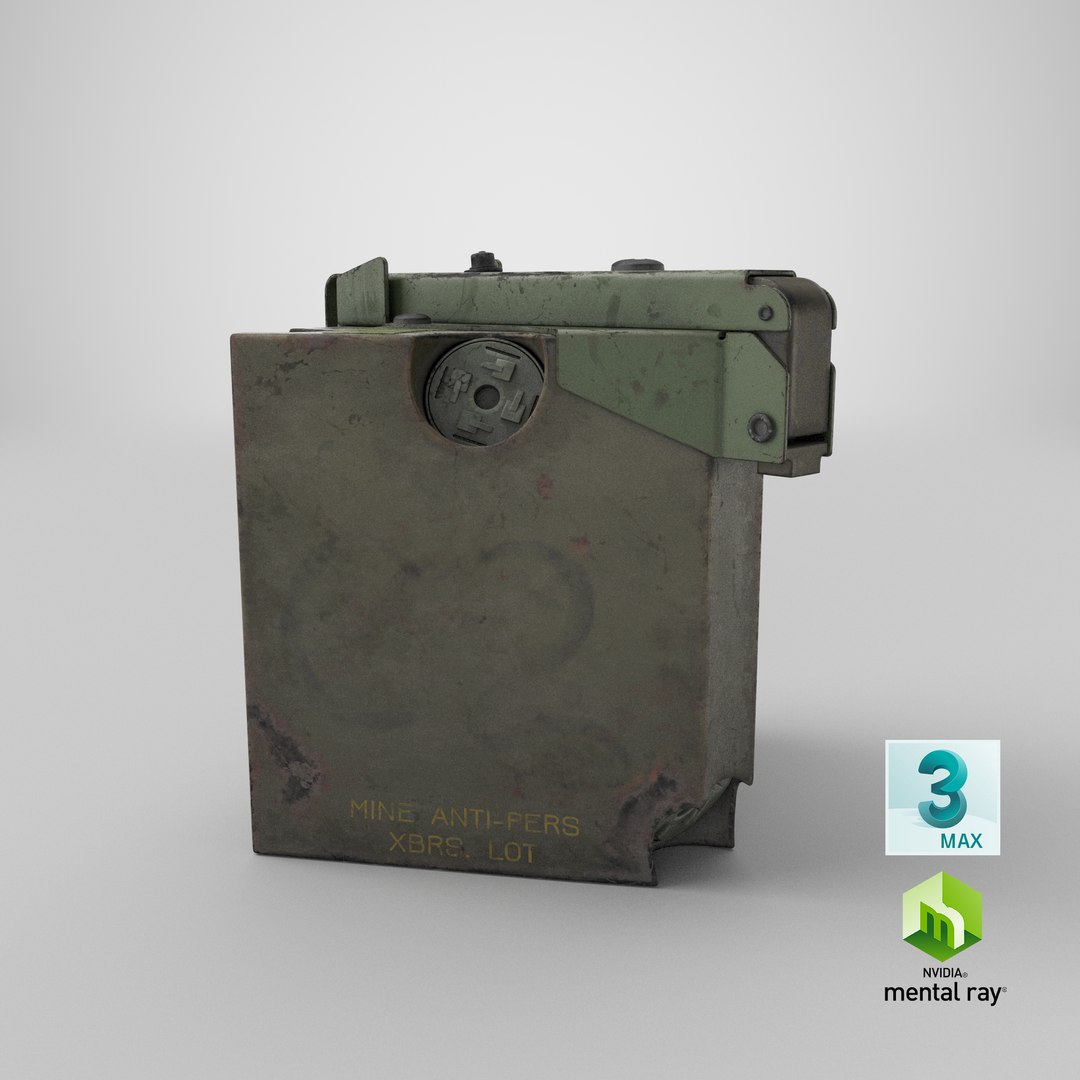 M86 pursuit deterrent munition 3D model - TurboSquid 1627802