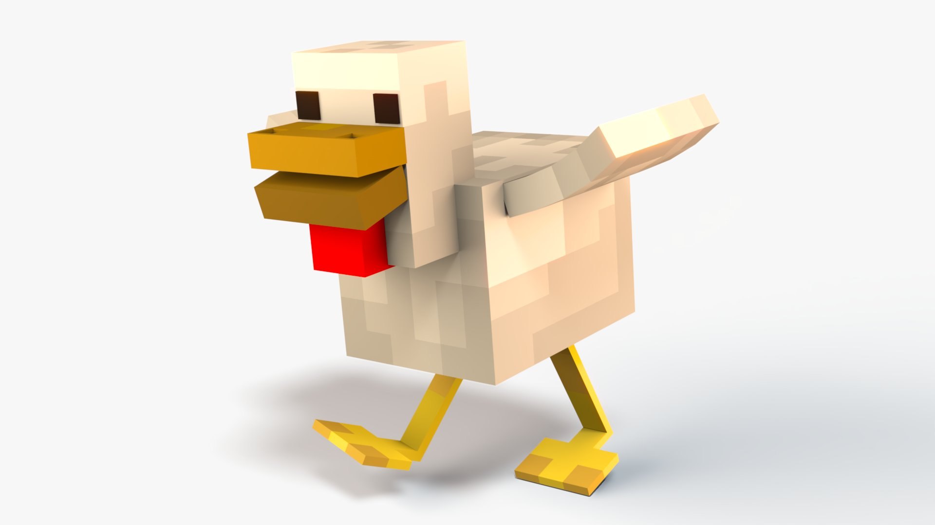 Minecraft Chicken Rig 3D Model - TurboSquid 2512532