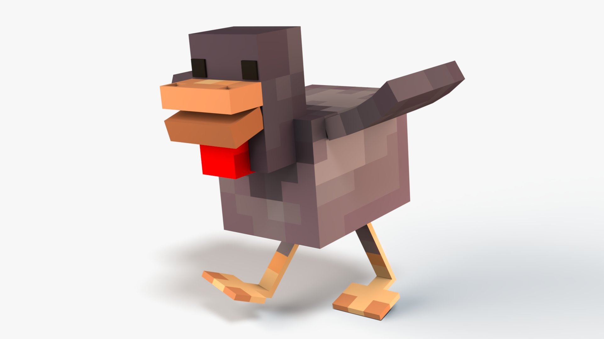 Minecraft Chicken Rig 3D Model - TurboSquid 2512532