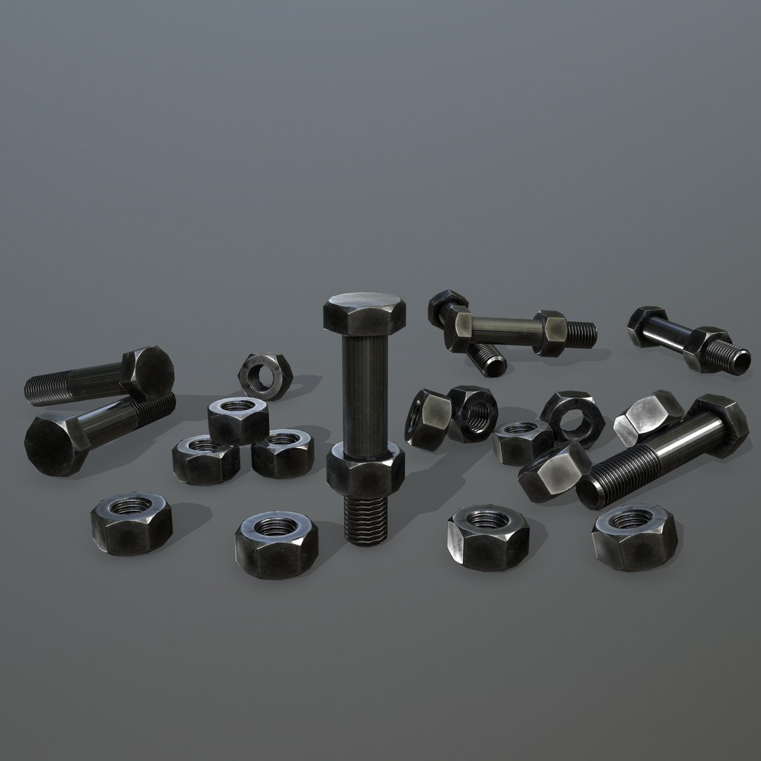 Bolts 3D - TurboSquid 1544570
