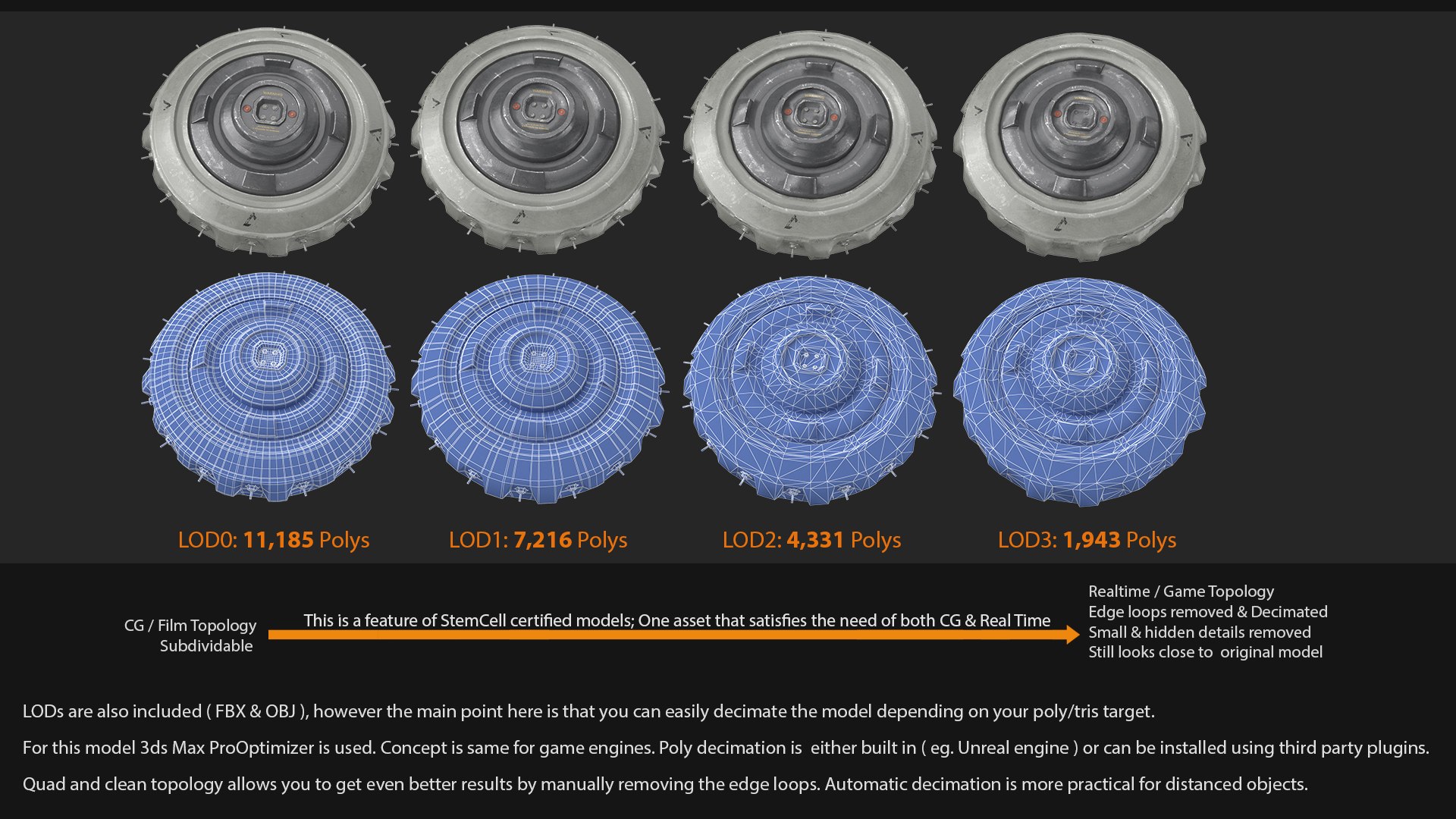 Landmine 3D model - TurboSquid 1272619