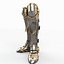3d Model Armor Boot V2