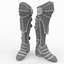 3d Model Armor Boot V2