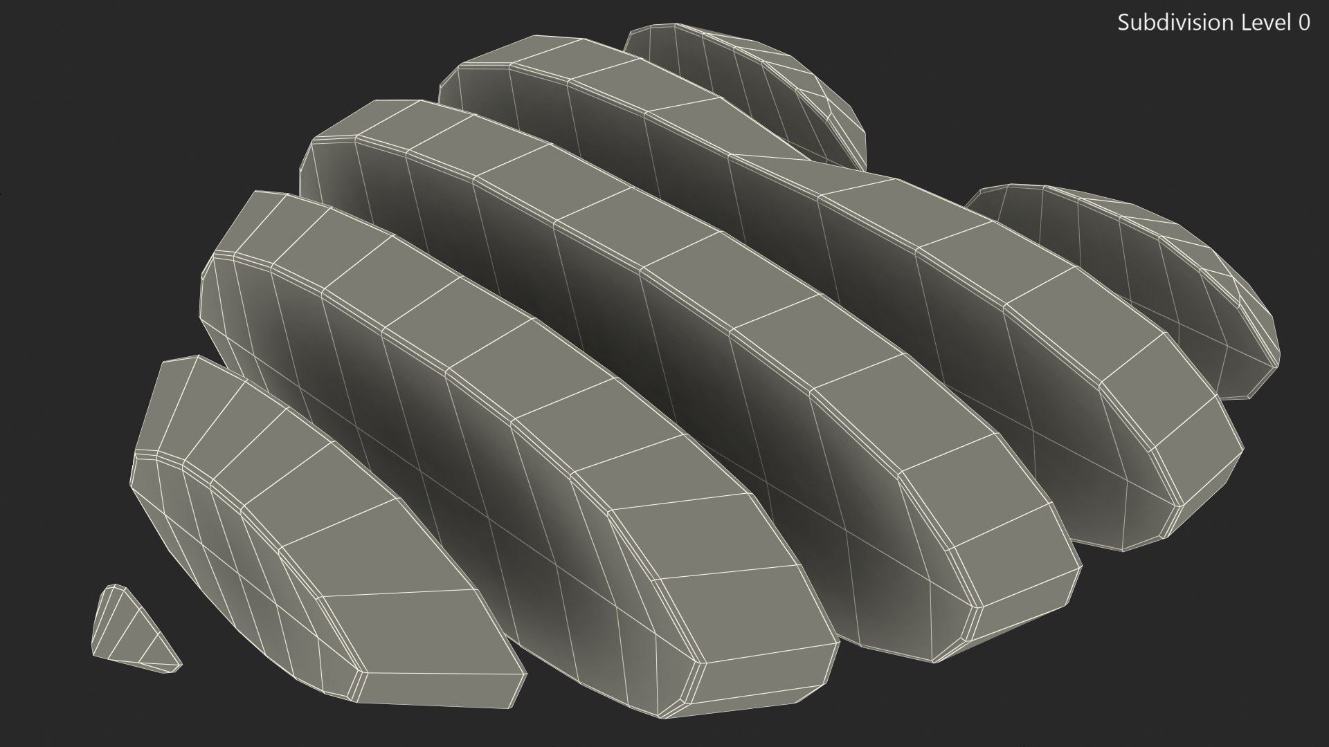 Heart With Transparent Horizontal Lines 3D Model - TurboSquid 1799600