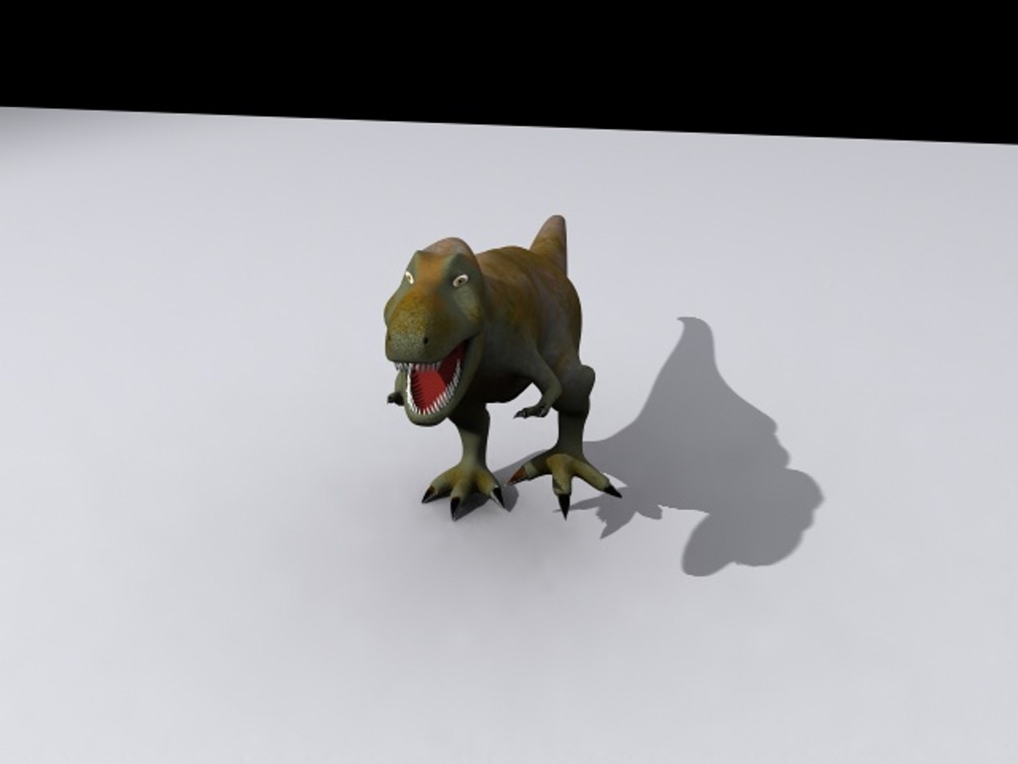 3d Tyrannosaurus Rex T-rex Walkcycle